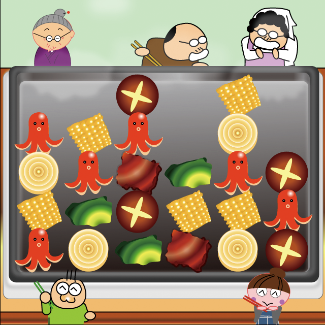 Hot Plate Puzzle [Drop puzzle｜Action puzzle｜Puzzle]