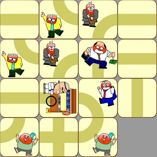 Drunk Route Puzzle [Sliding puzzle｜Route puzzle｜Puzzle]