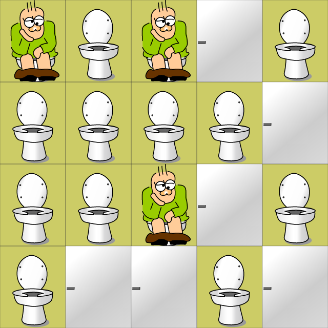 Toilet Puzzle [Lights out｜Board puzzle｜Puzzle]
